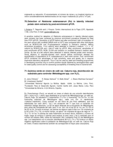 Detection of Ralstonia solanacearum (Rs) in latently infected potato ...